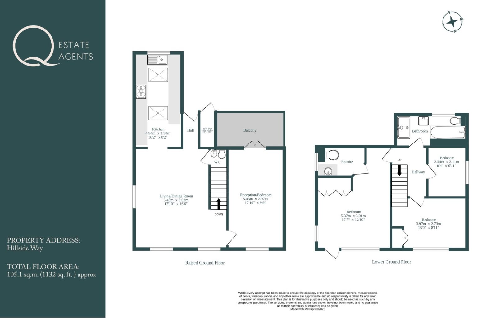 Hillside Way, Withdean, Brighton, BN1 5FE - Q Estate Agents